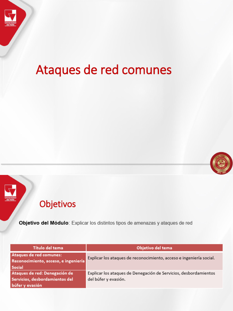 Ataques de Reconocimiento en Redes | PDF | Ataque de denegación de ...