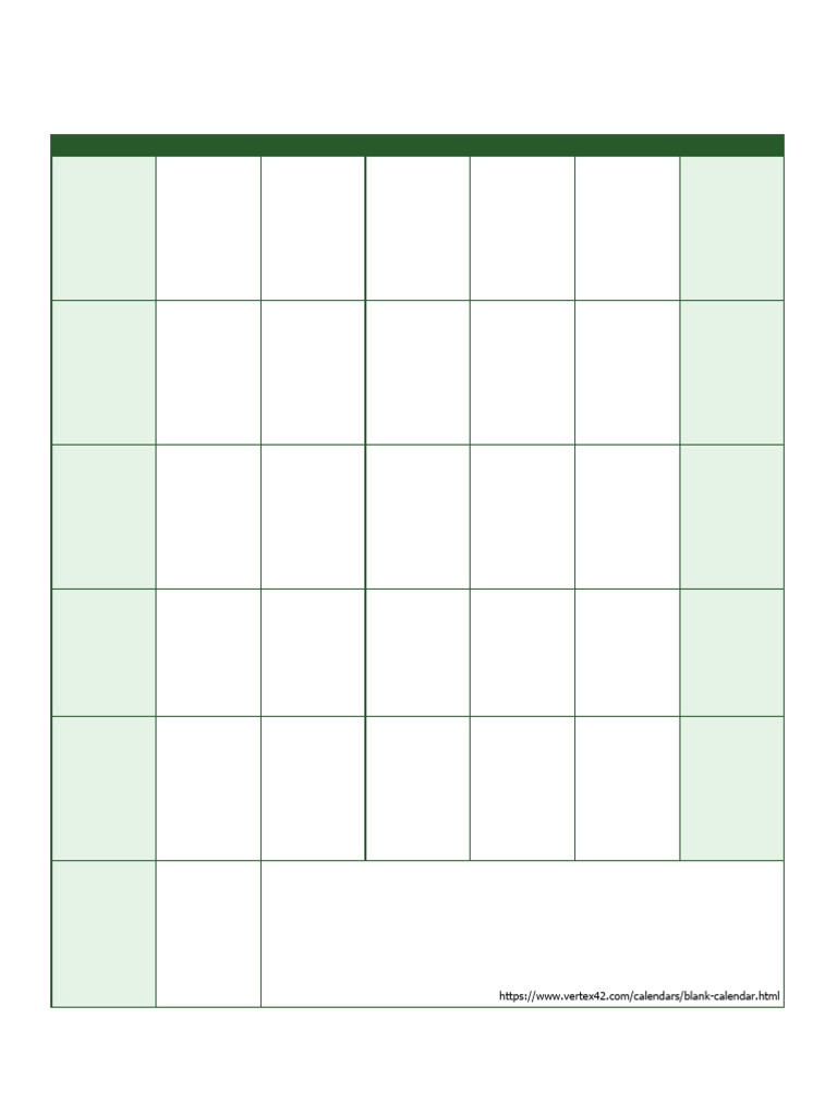 2007 Blank Portrait Calendar | PDF