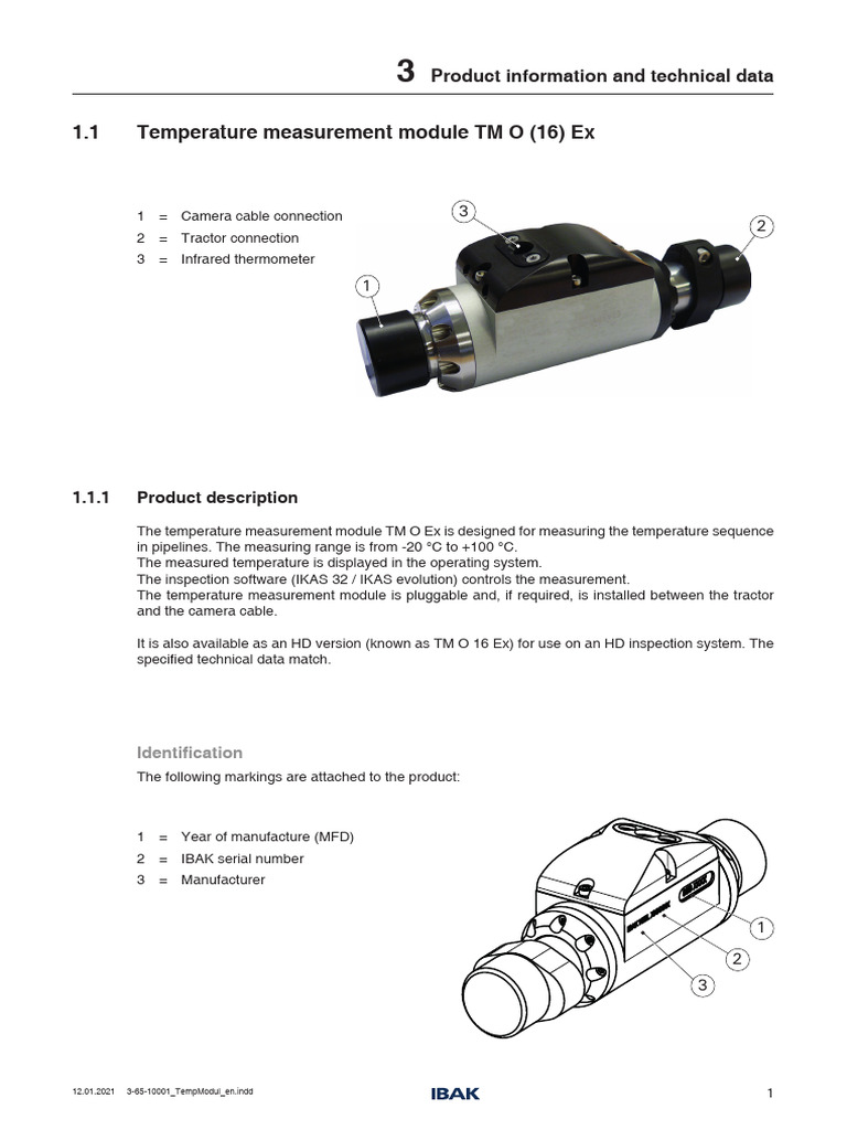 Temperature Measurement Module TM O Ex | PDF | Applied And ...