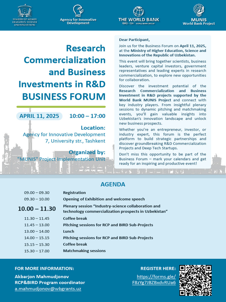 Business-Forum Invitation Poster 02.04.2025 | PDF | Small Business ...