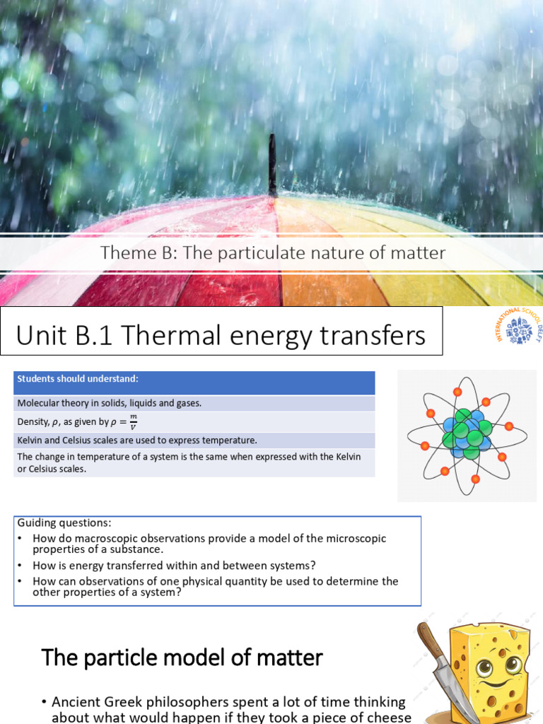 Lesson 1 - Matter and Temperature | PDF | Temperature | Heat