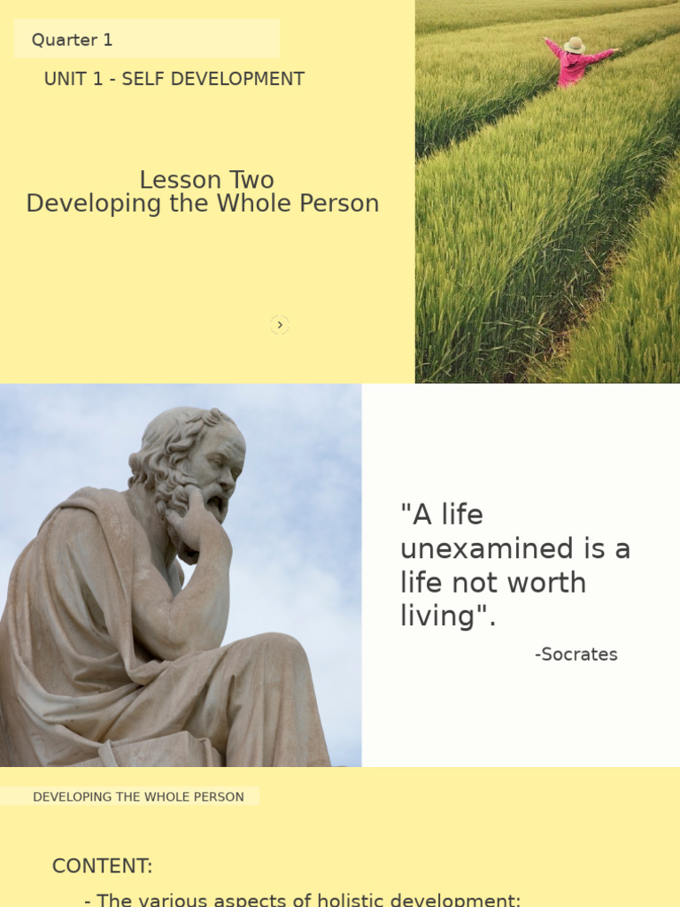 Holistic Self-Development Guide | PDF | Feeling | Thought