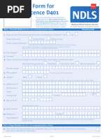 Reduced EDT Application Form | PDF | Driver's License | Transport