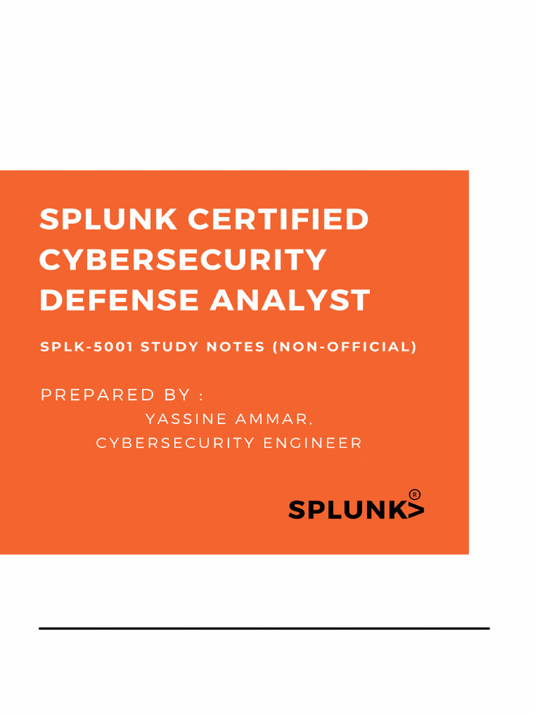 Splunk Defense Analyst | PDF