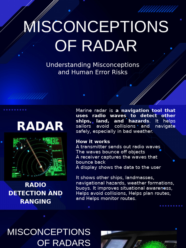 Maritime Radar.pptx | PDF | Radar | Navigation