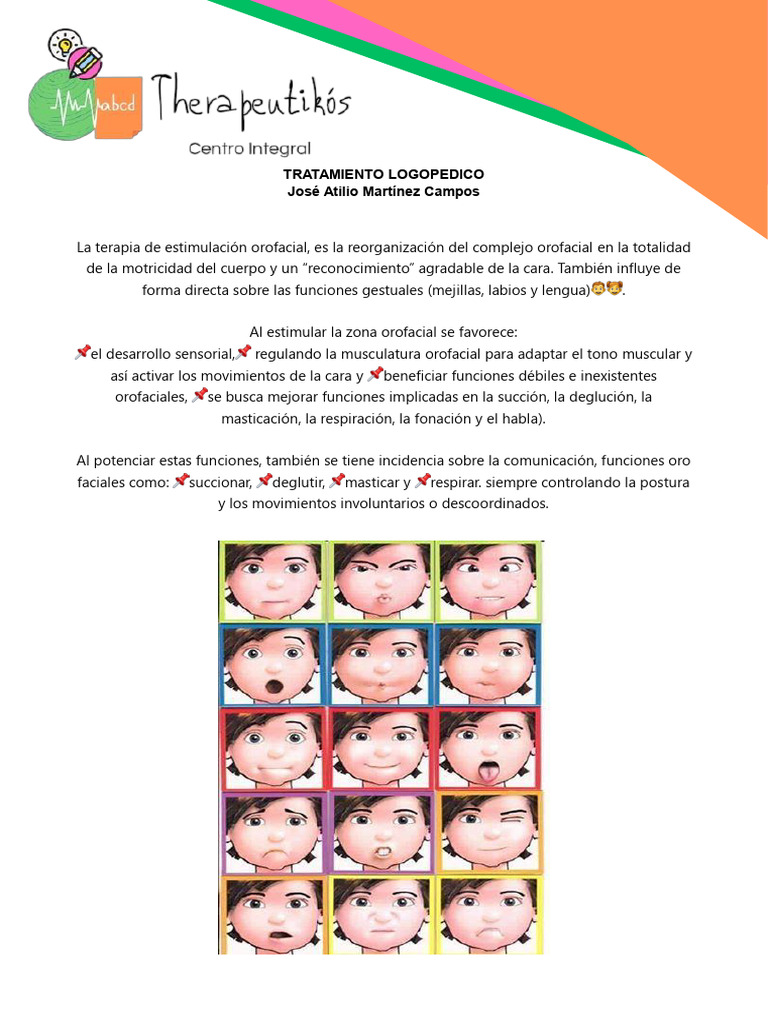 Terapia Orofacial Para Niños Pdf