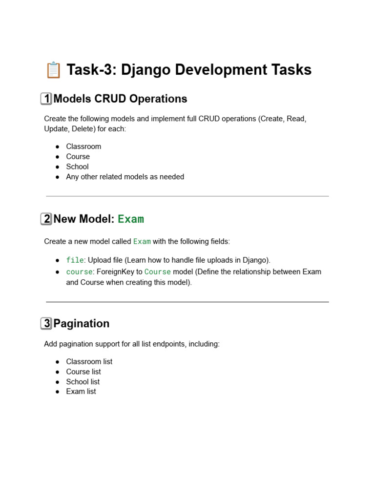 Task 3 Django | PDF