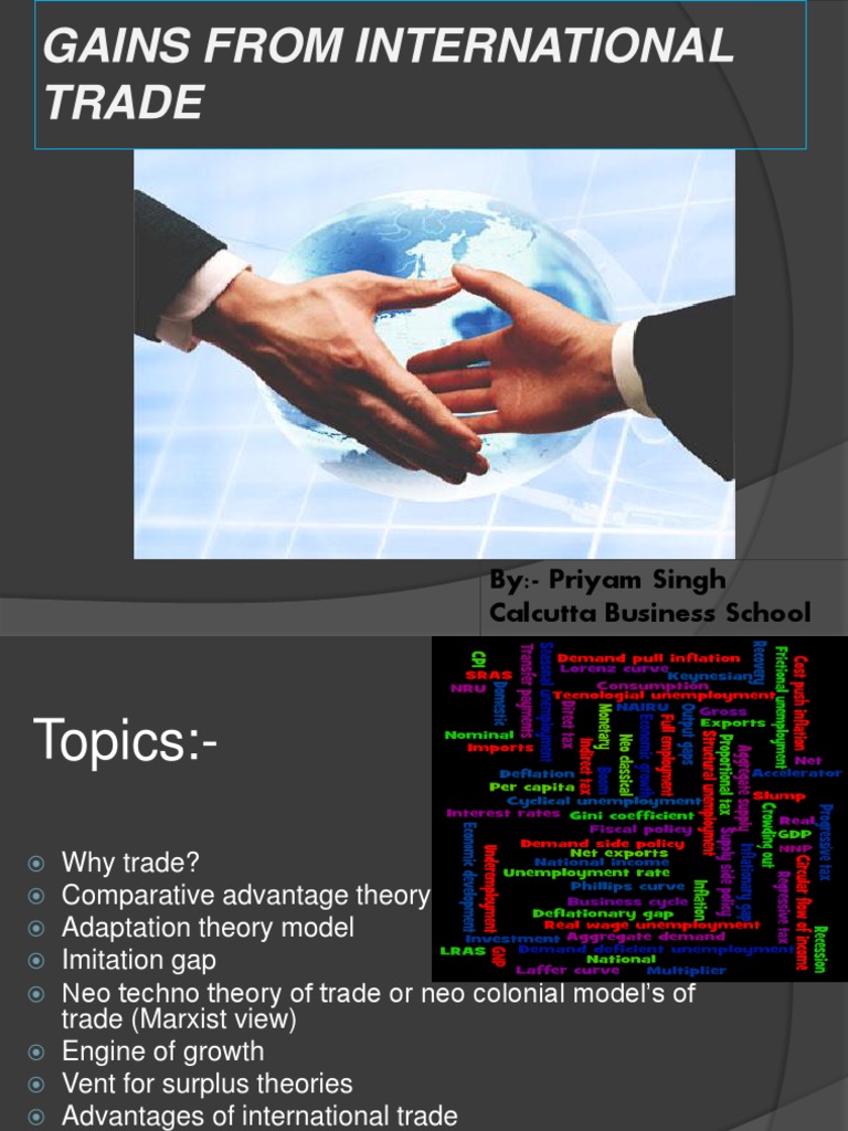 Gains From International Trade | Comparative Advantage | Free Trade