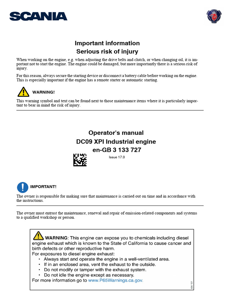 Manual Motor Dc09 | PDF | Exhaust Gas
