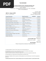 Housing Society Maintenance Bill Format 01 | PDF | Payments