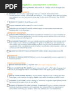 VETASSESS Professional Checklist 2025 | PDF