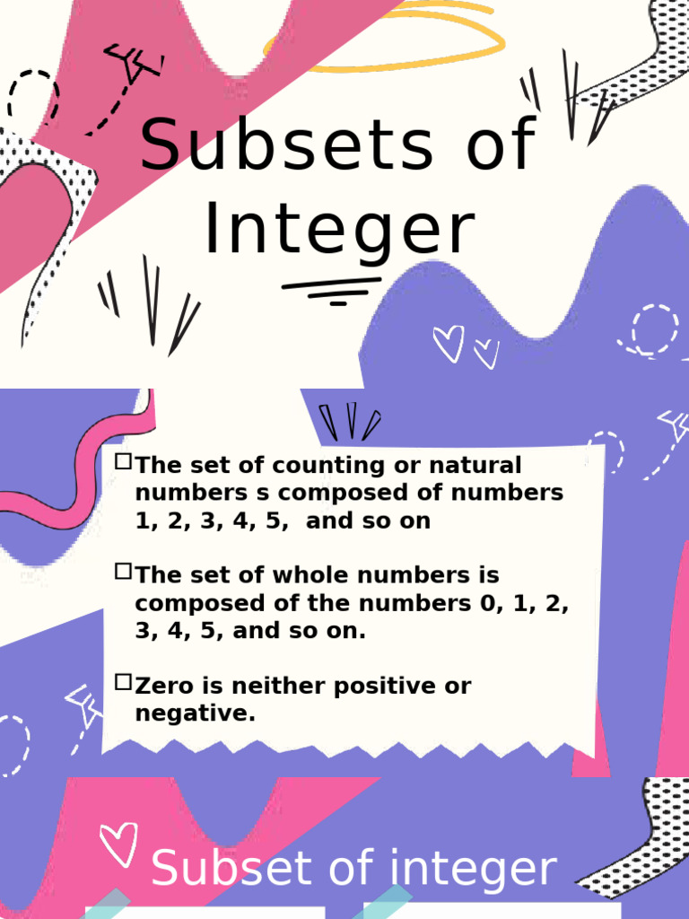 Understanding Integer Subsets | PDF