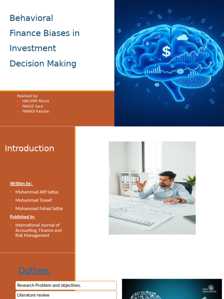 Behavioral Finance Biases in Investment Decision Making Presentation ...
