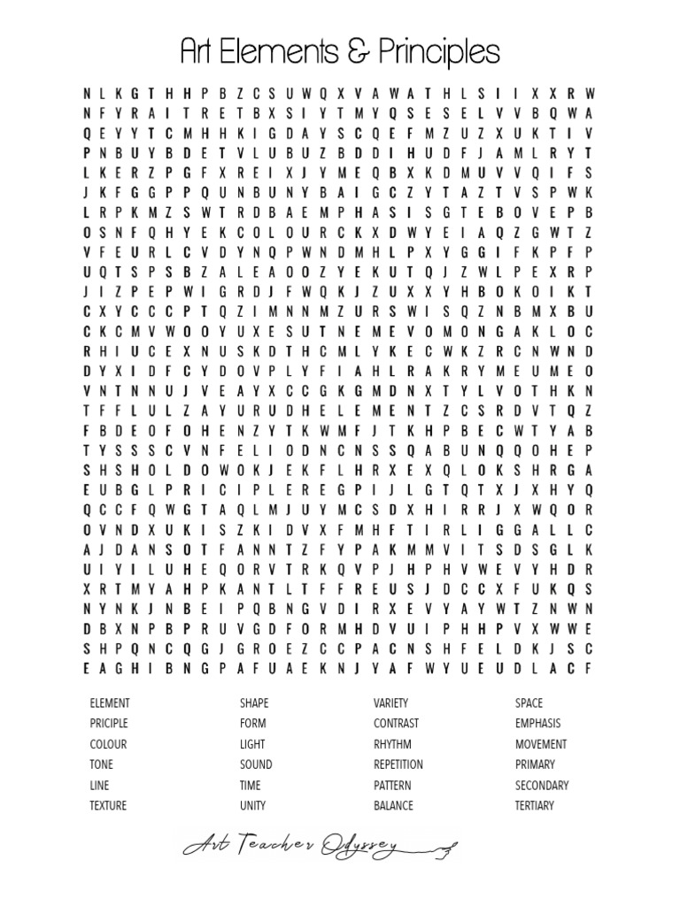 Art Elements and Principles Guide | PDF