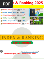 Recent Index Rankings 2025 | PDF | Economies