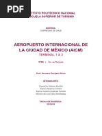 Mapa del Aeropuerto CDMX AICM | PDF