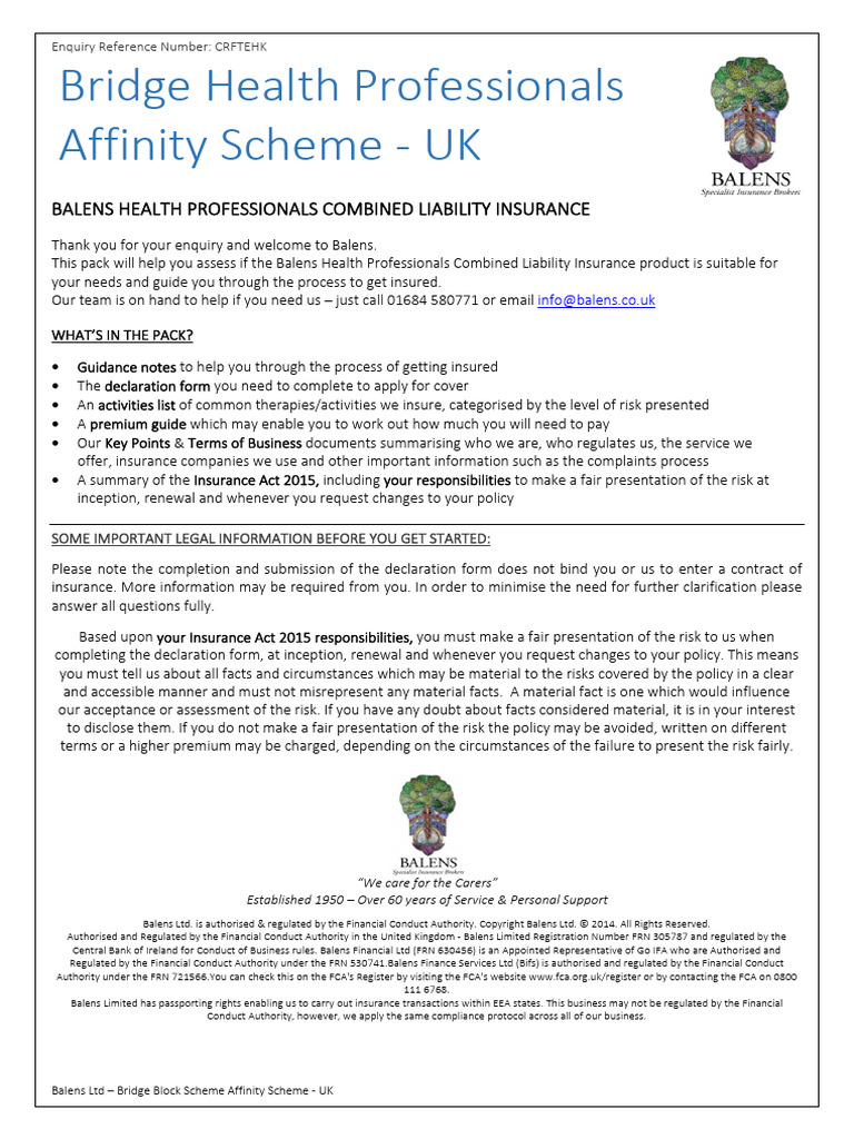 Daniella Nardini Declaration Form | PDF | Insurance | Massage