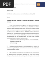 MAS Notice SFA04-N02 | PDF | Identity Document | Terrorism Financing