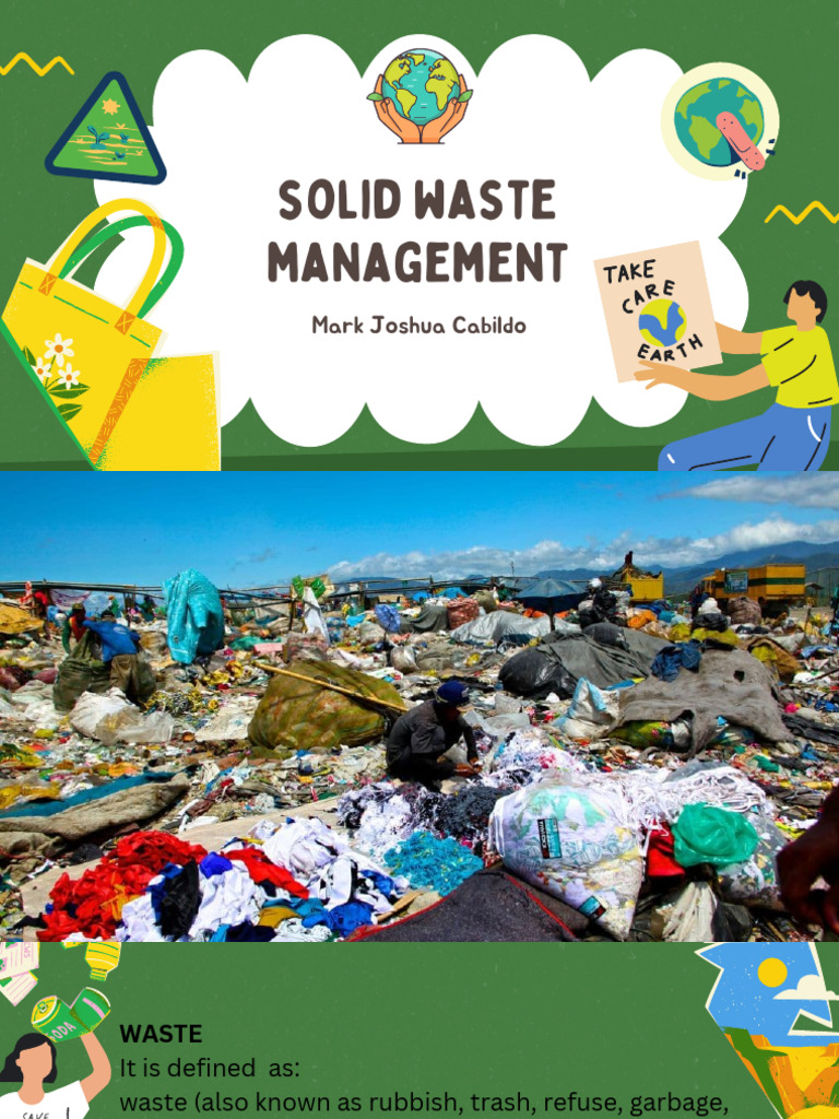Solid Waste Management Ppt-Marko | PDF | Waste | Municipal Solid Waste