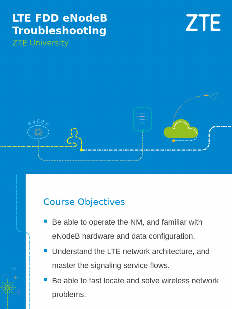 LF_TS3101_C01_1 LTE FDD ENodeB Troubleshooting-45P | PDF | Computer Network | Troubleshooting
