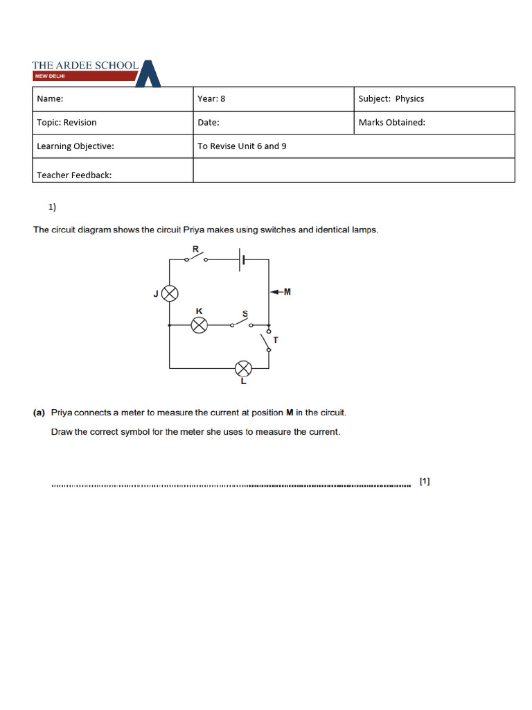 Electricity Ws | PDF