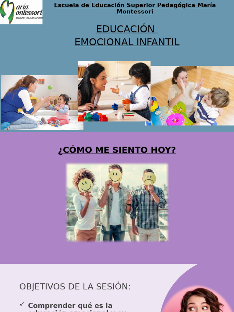 Educación Emocional Infantil | PDF | Las emociones | Autorregulación ...