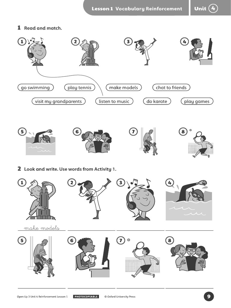 Vocabulary Reinforcement Unit 4 | PDF