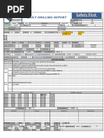 Daily Drilling Report Template | PDF | Geotechnical Engineering | Civil ...