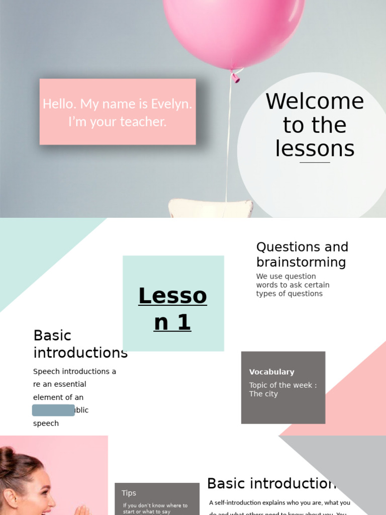 Effective Self-Introductions Guide | PDF | Question