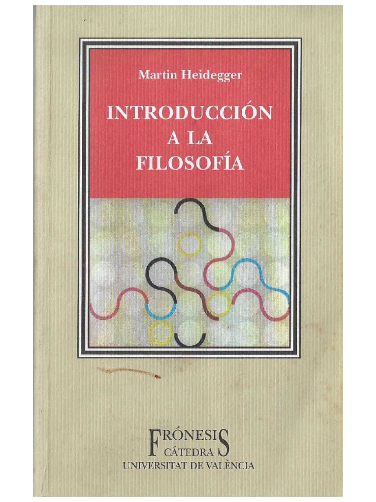 Heidegger Introduccio-N Filosofi-A cpIII Verdad Ser | PDF