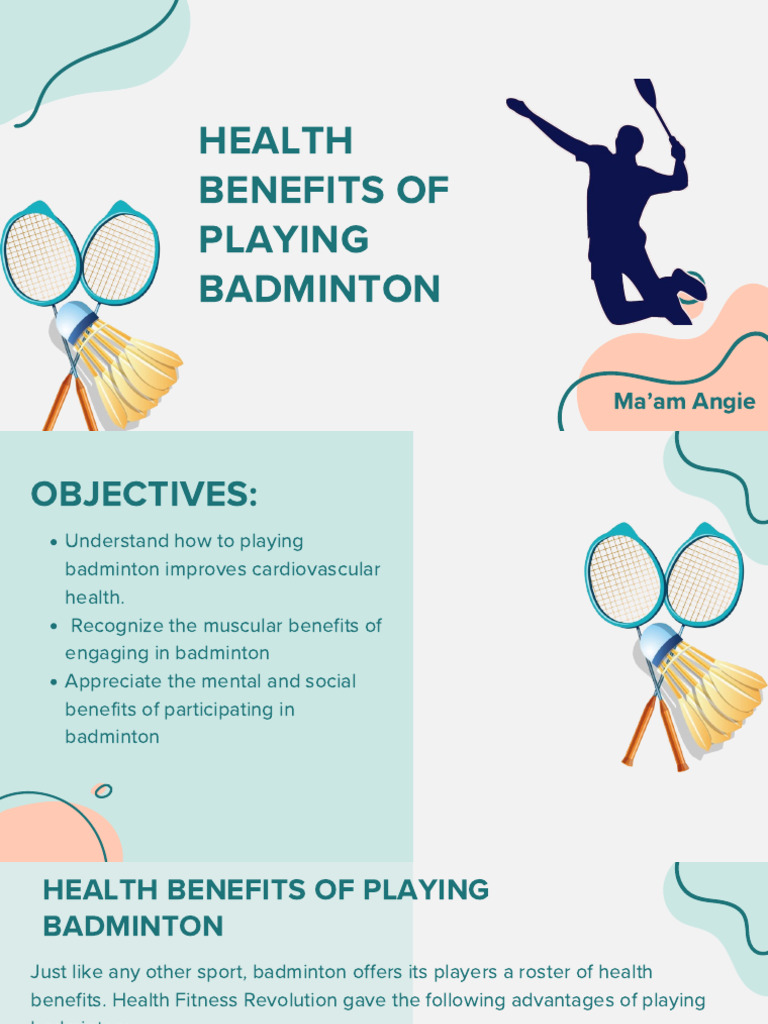 Health Benefits of Playing Badminton | PDF | Low Density Lipoprotein ...