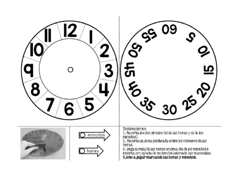 MATEMATICA Reloj Armable PDF | PDF