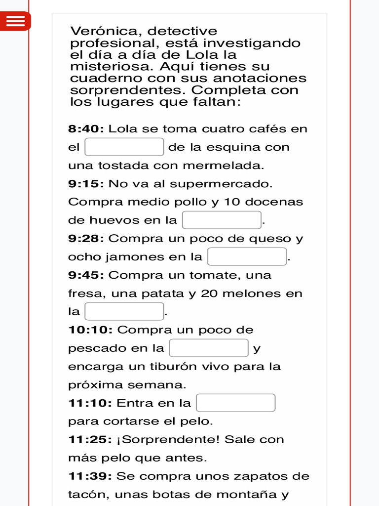 Vocabulario de las tiendas y los lugares de trabajo - ProfedeELE | PDF