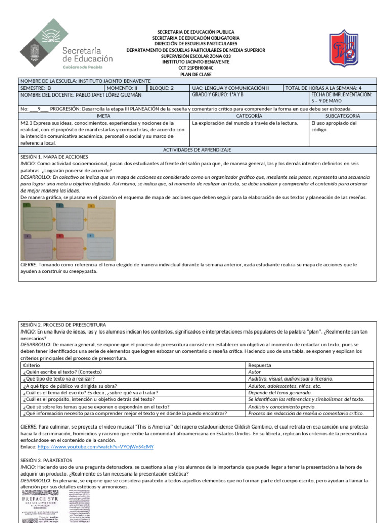 Progresión 9 - B | PDF