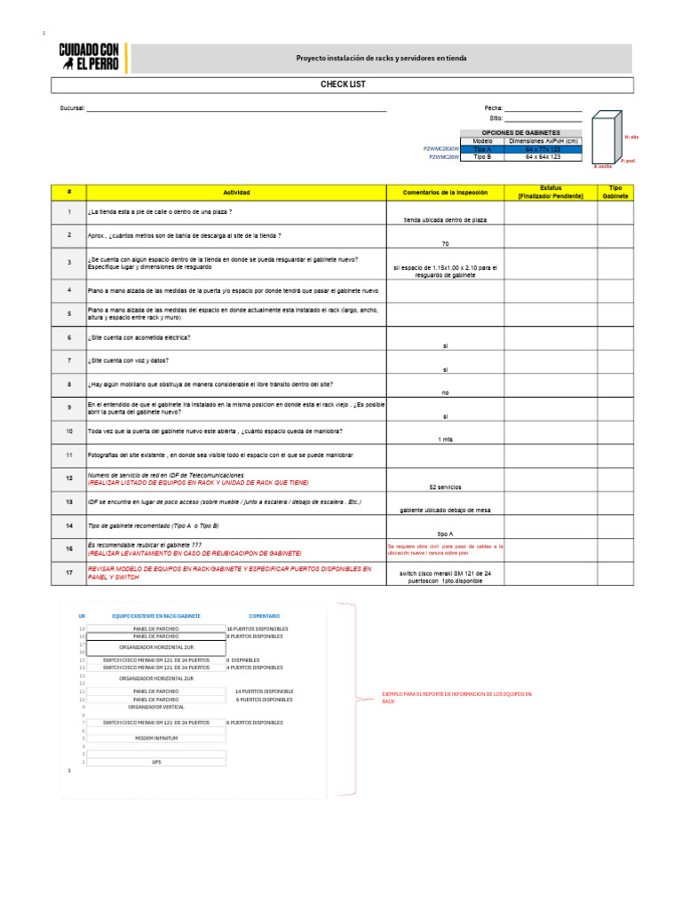 REPORTE- CRM 39852 GABINETE SUC T00056 Cmx Cc Paseo Acoxpa | PDF | Bienes manufacturados | Equipo
