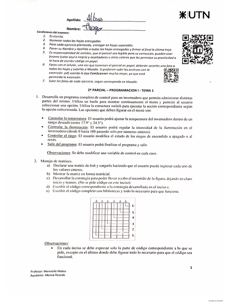 2do Parcial Ejercicios | PDF