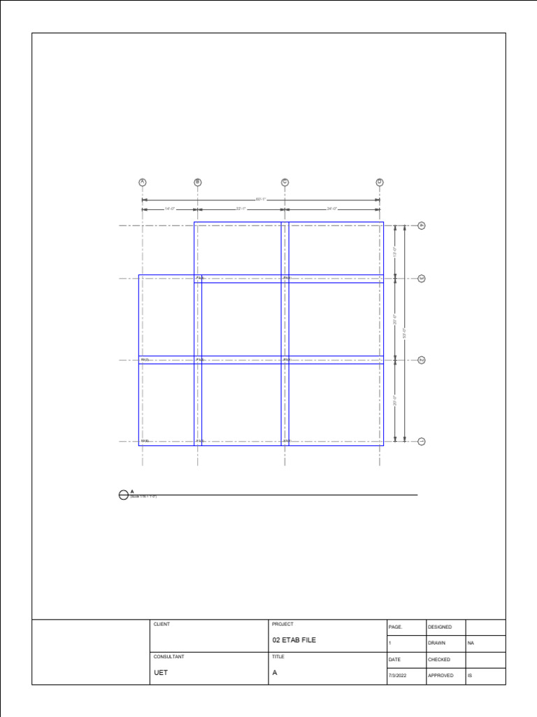 Footing Layout Plan | PDF