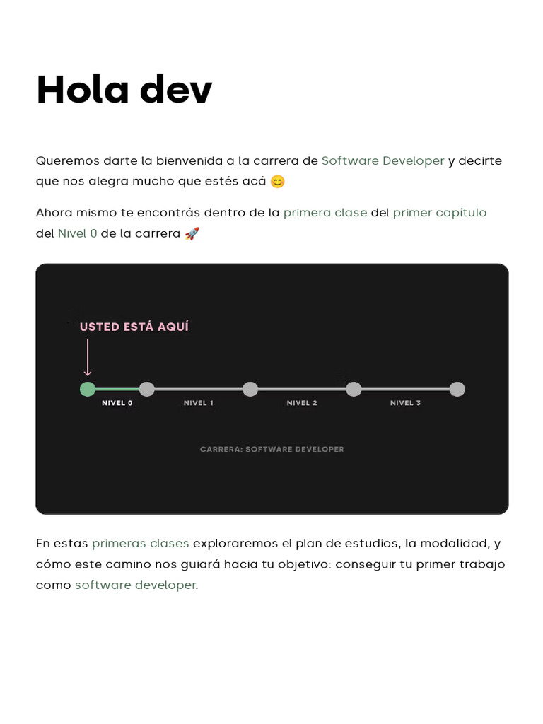 Hola Dev | PDF