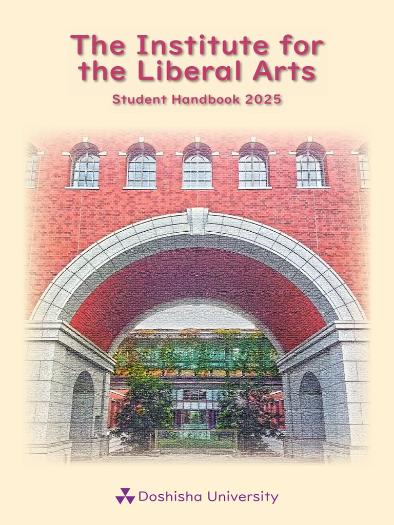 Doshisha University ILA Student Handbook 2025 | PDF | Academic Term ...