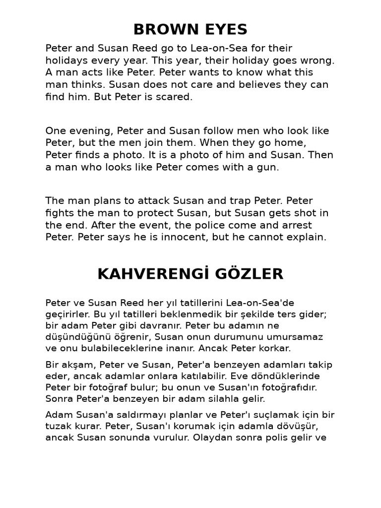 Selman Hoca 1. Kitap Özet | PDF