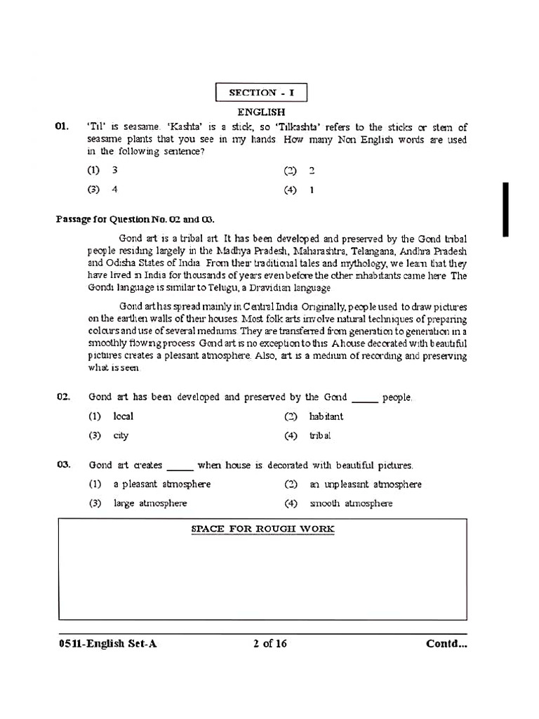 Pss Examination 2023 @1 | PDF