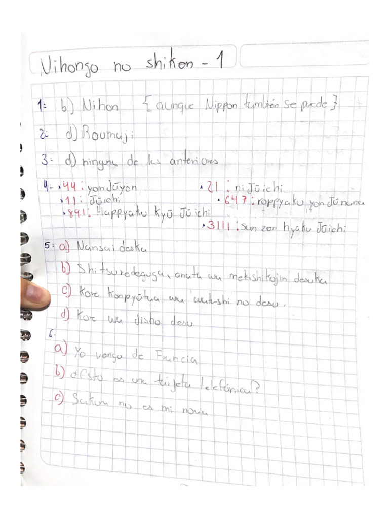 Nihingo No Shiken - Camila | PDF