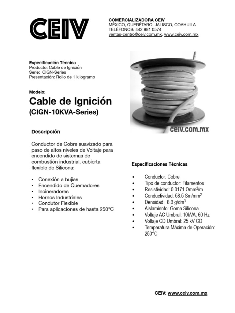 Cable de Ignicion | PDF