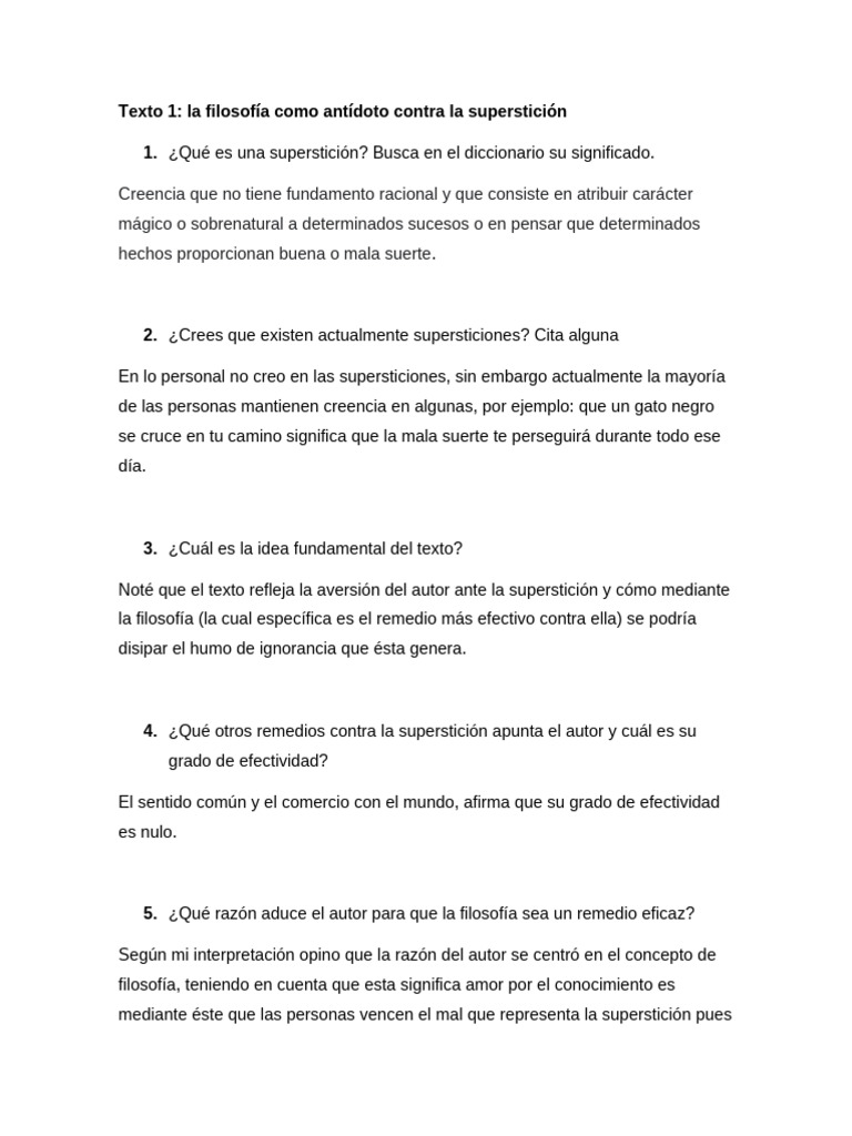 Actividad 4 Supersticion y Filosofia | PDF
