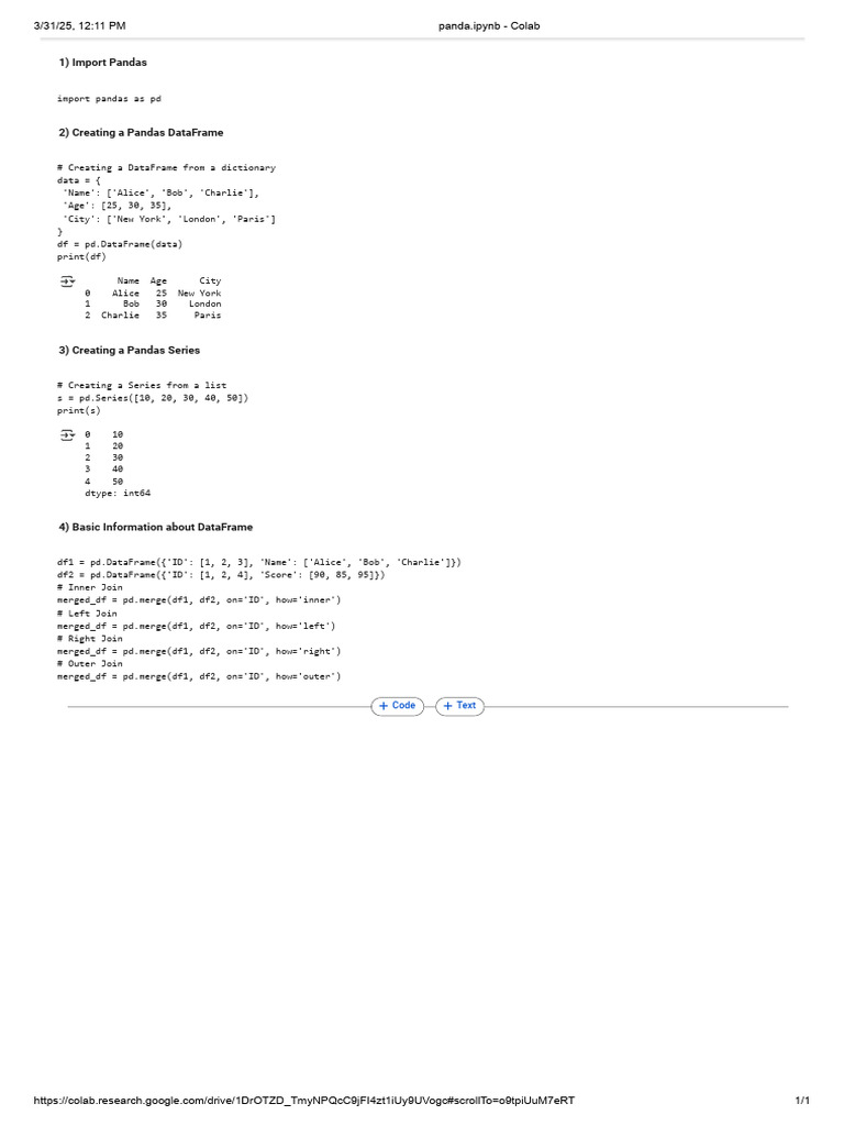 panda.ipynb - Colab | PDF