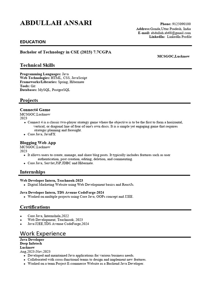 MYRESUME (1) | PDF