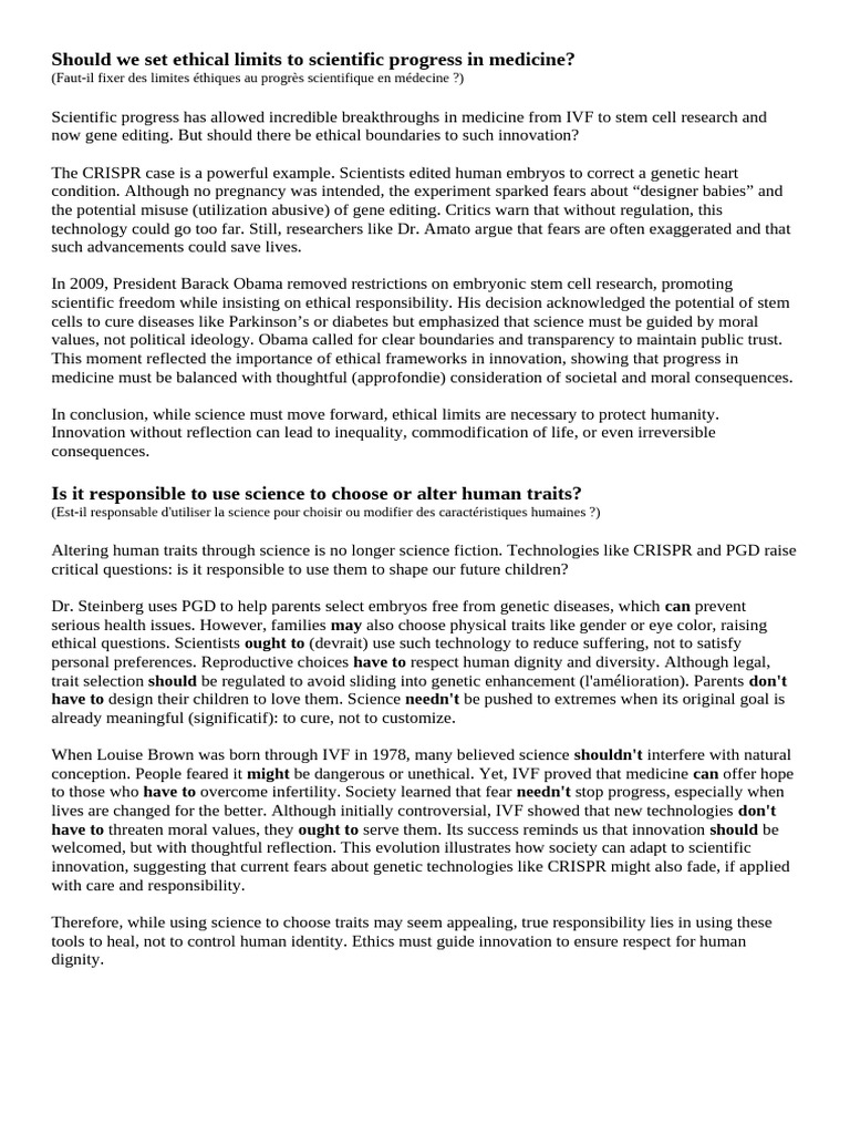 Science and Responsibility | PDF | Biology