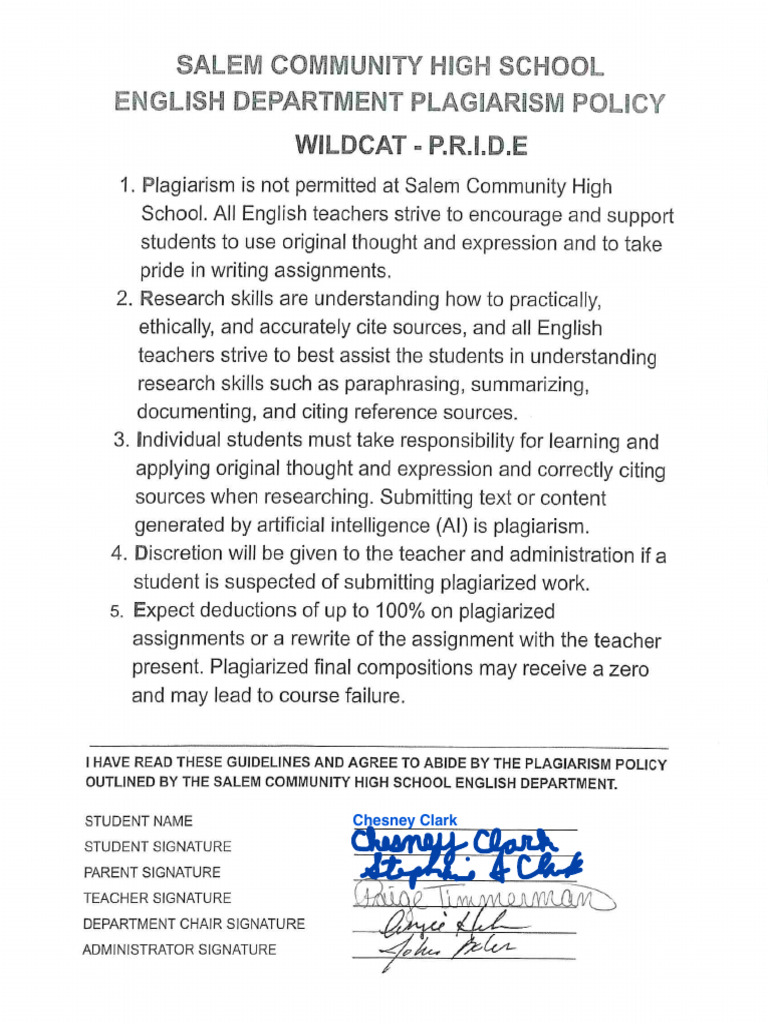 Plagiarism Policy 2024 | PDF