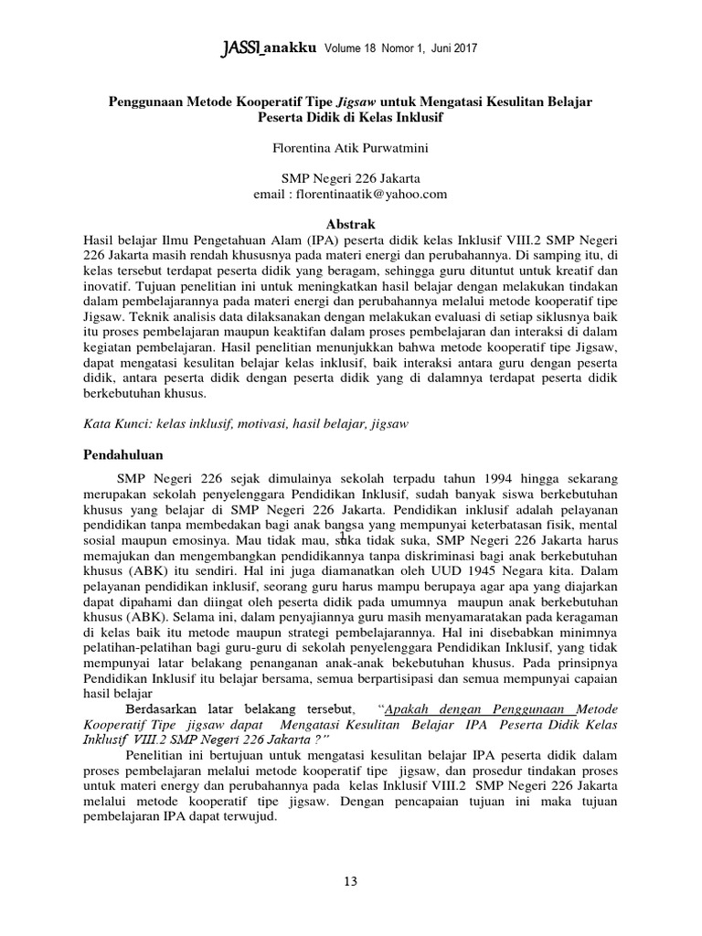 Penerapan Model 2 | PDF