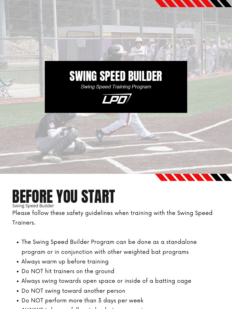 Swing Speed Training Program Guide | PDF